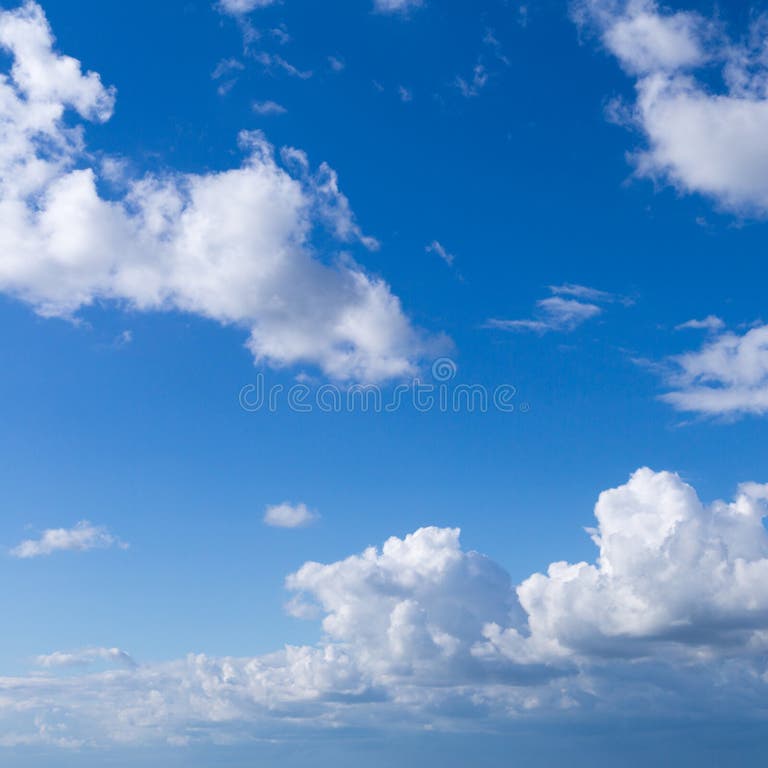Blue sky stock image. Image of beauty, blue, ozone, cloudscape - 42710025