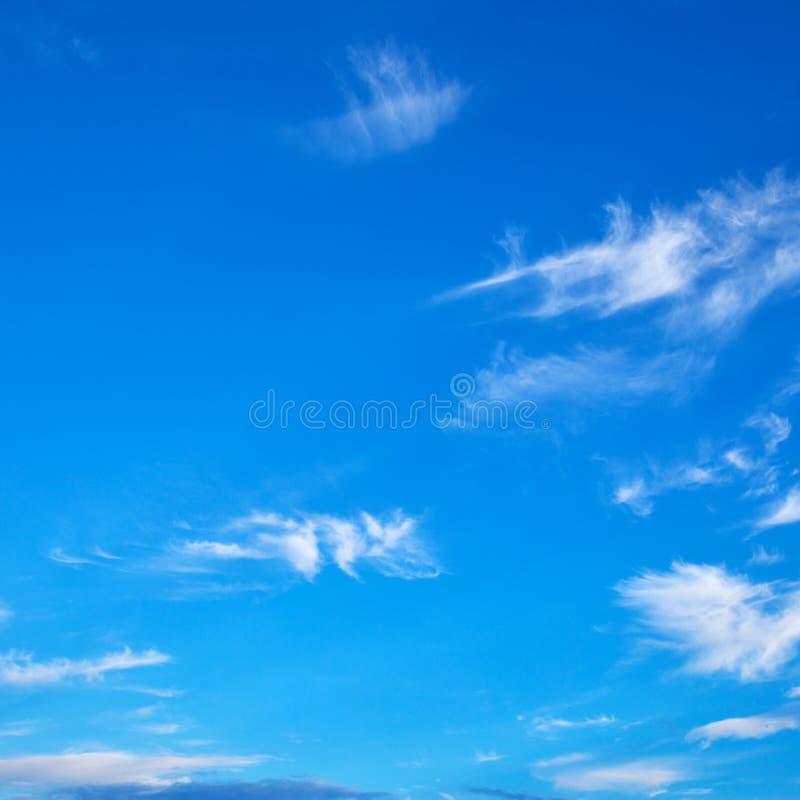 Blue sky with light clouds stock image. Image of square - 108713011