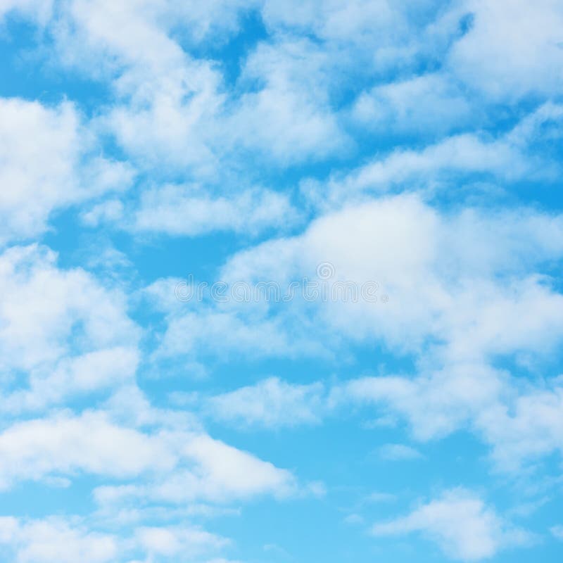 Blue sky with light clouds stock photo. Image of nature - 157498840