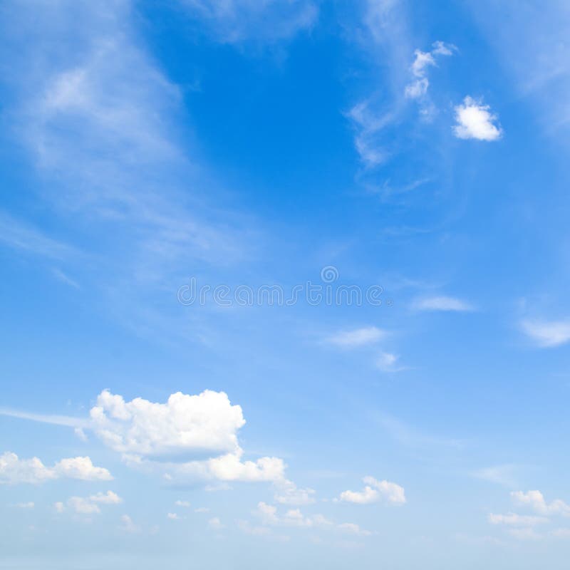 Blue sky with light clouds stock photo. Image of clear - 272220210