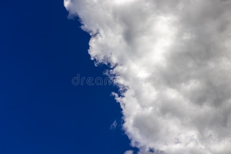 Blue Sky with Light Clouds in Windy Weather Stock Image - Image of ...