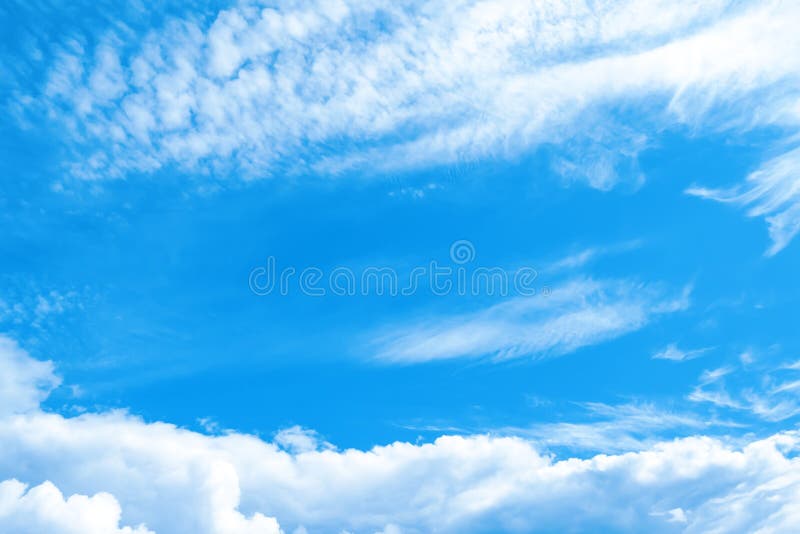 Blue Sky with Light Haze Effect Stock Image - Image of blue, cloudscape ...