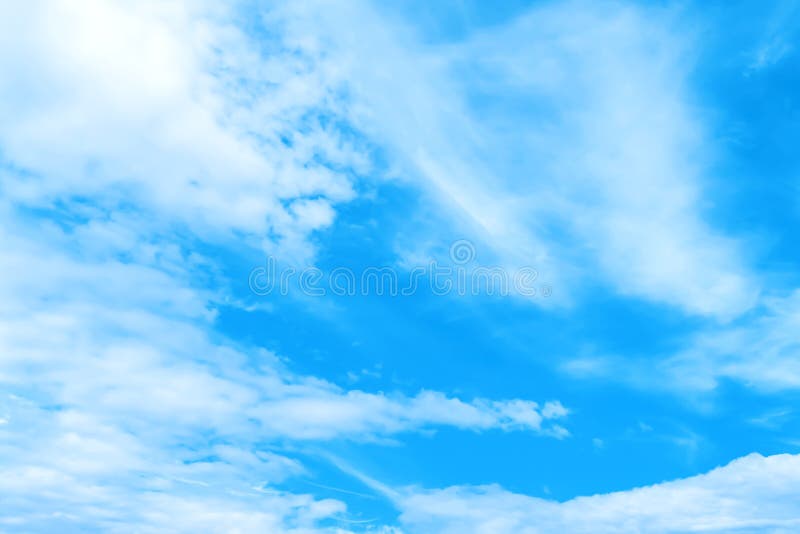 Blue Sky with Light Haze Effect Stock Photo - Image of cloudy, haze ...