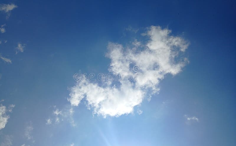 Blue Sky with Little Bit of of White Clouds Stock Image - Image of wind ...