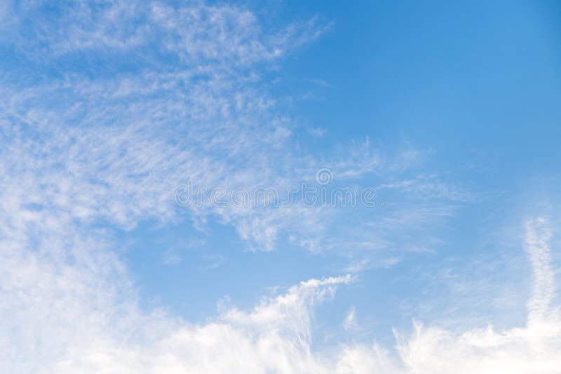 Blue sky with long cloud stock photo. Image of cloud - 99269946