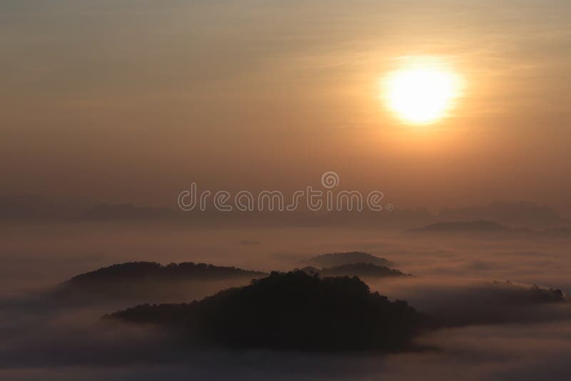 Blue sky with mist stock image. Image of people, mist - 82545241