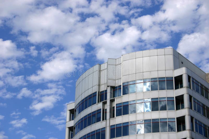 Blue Sky and Modern Building Stock Photo - Image of modern, downtown ...