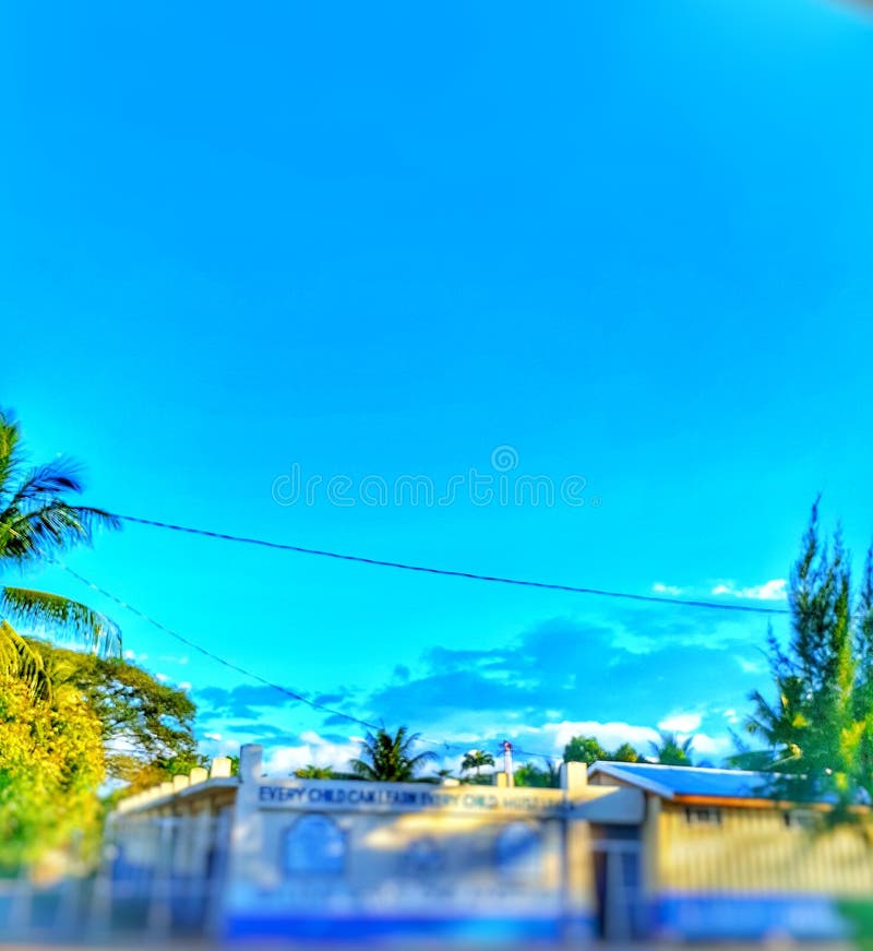 Blue Sky Morning Glory Dreams Work Stock Image - Image of dreams ...