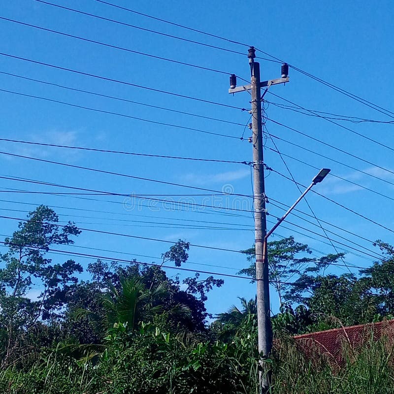 Blue Sky in the Morning so Very Hot Stock Photo - Image of morning ...