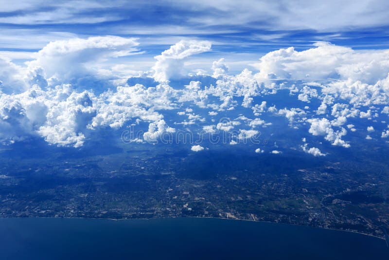 BLUE SKY stock image. Image of space, bright, clear, weather - 34188701