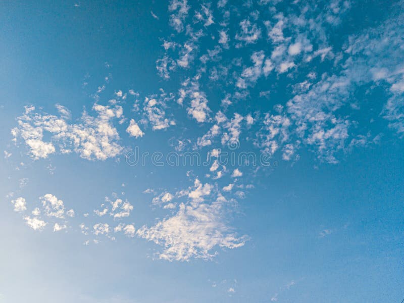 Blue sky at noon stock photo. Image of cumulus, blue - 185964182