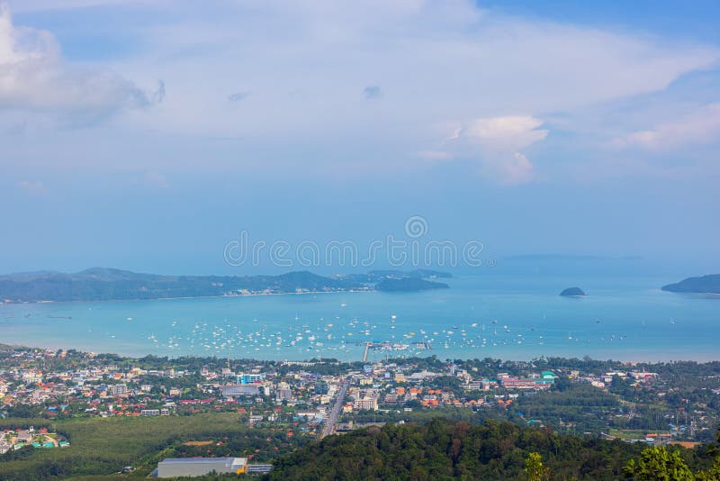Blue Sky and Blue Ocean in Phuket is the One of Landmarks on Phuket ...