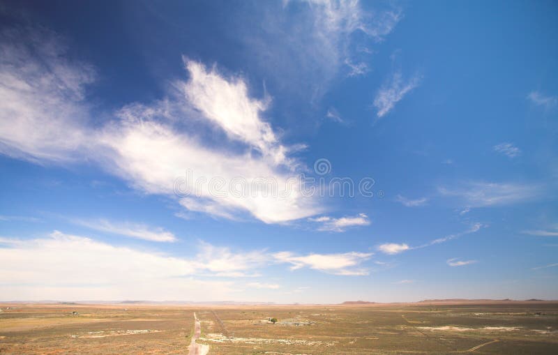 Desert and Sky Fuerteventura Stock Photo - Image of desert, evening ...