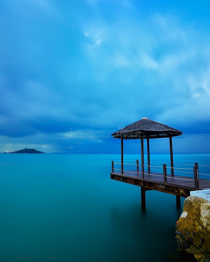The Blue Sky Panorama of Wonderfull Indonesia Stock Image - Image of ...