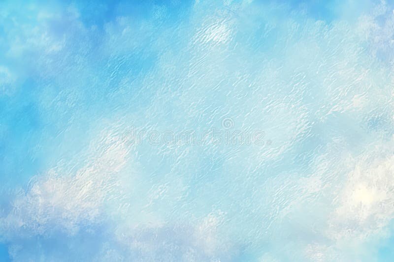 Blue Sky Pastel Color Painted Textured Background Stock Illustration ...