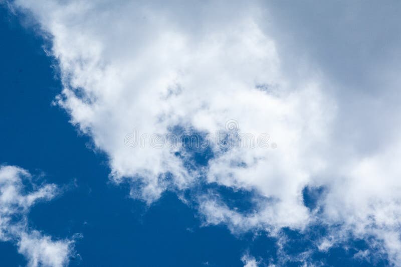 Blue Sky Saturated with Clouds Stock Photo - Image of heaven ...