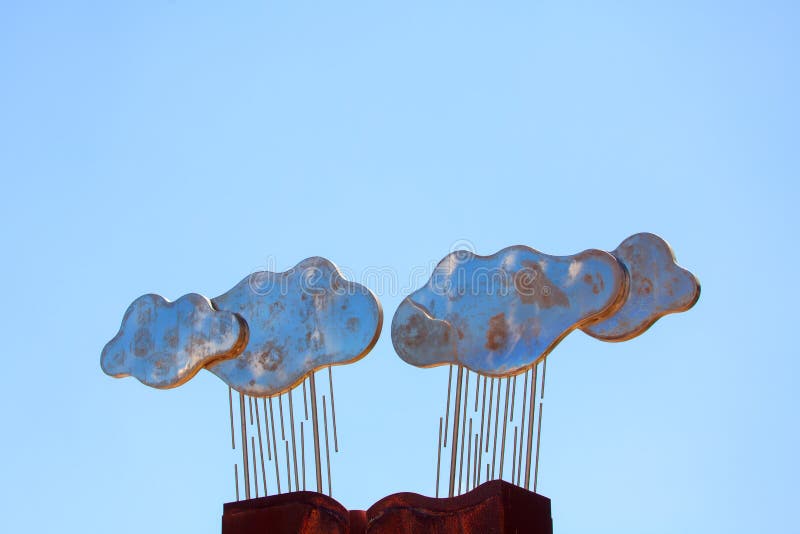 Silver clouds stock image. Image of nature, heaven, atmosphere - 159562385