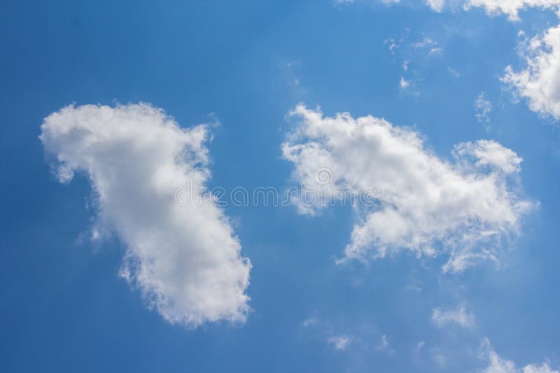 Blue sky with small clouds stock photo. Image of cumulus - 239870494