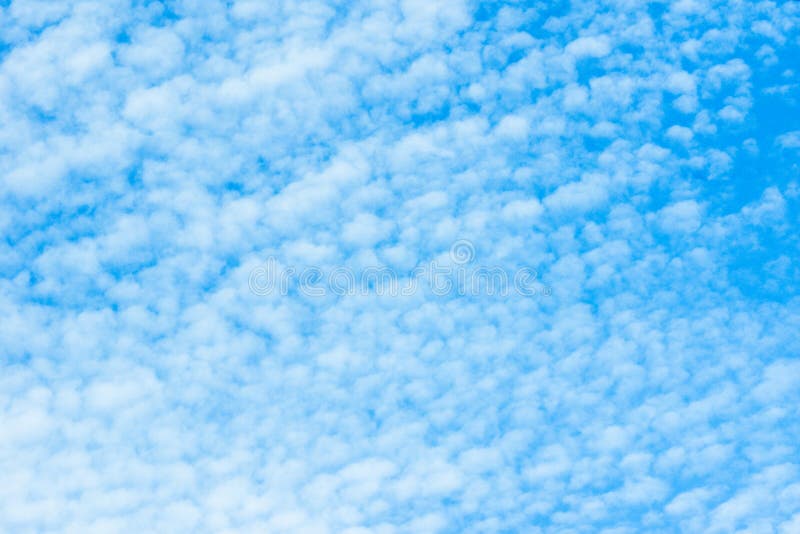 Blue Sky and Small Clouds Texture Stock Photo - Image of cloudscape ...