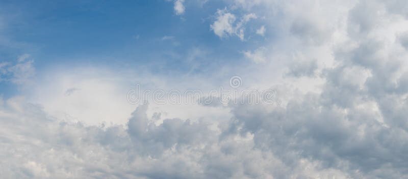 Blue Sky with Small Cumulus Clouds on a Sunny Day Stock Photo - Image ...