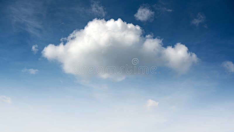 Single cloud stock photo. Image of solitary, scenery - 42393760