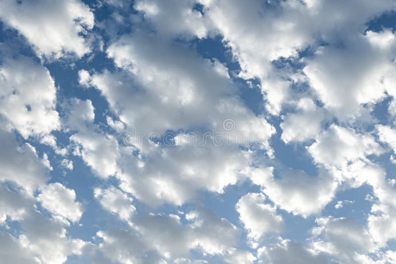 Blue sky with soft clouds stock photo. Image of background - 258428442