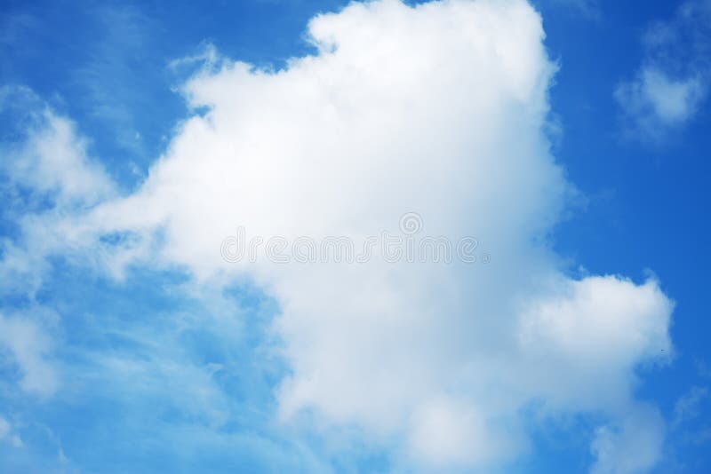 Blue sky with soft clouds stock photo. Image of cloudscape - 54081848