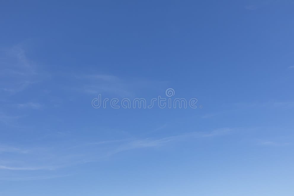 Blue Sky with Soft Light Clouds Ys Harmonic Background Stock Photo ...