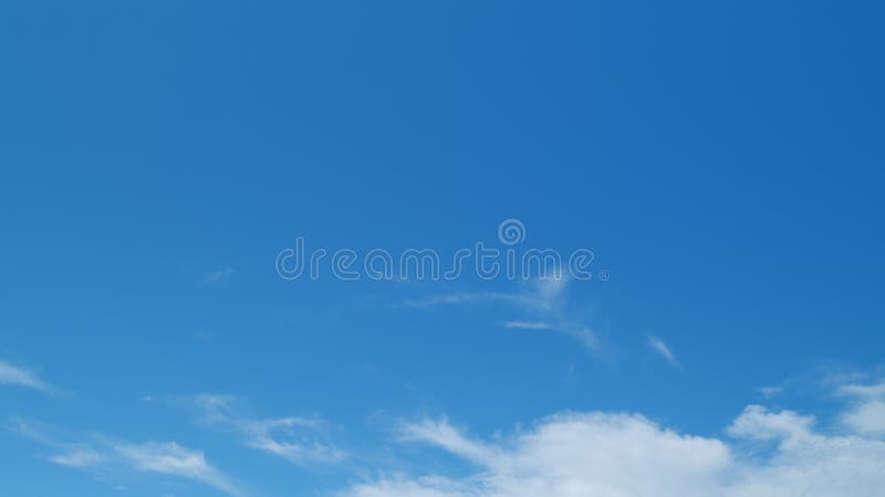 Blue Sky Soft Silky Clouds. Background of Sky and Clouds. Cirrus Clouds ...