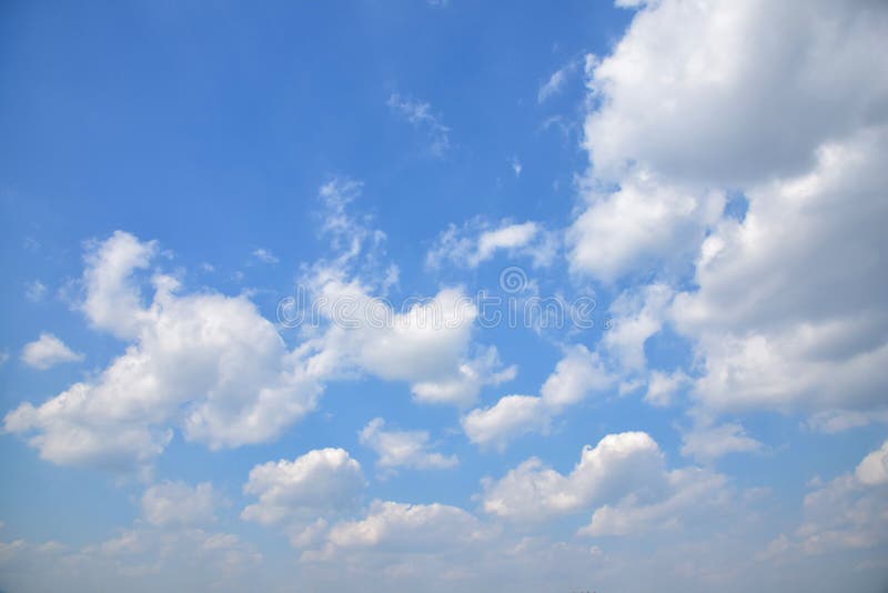 Blue sky and some clouds stock image. Image of beautiful - 41464607