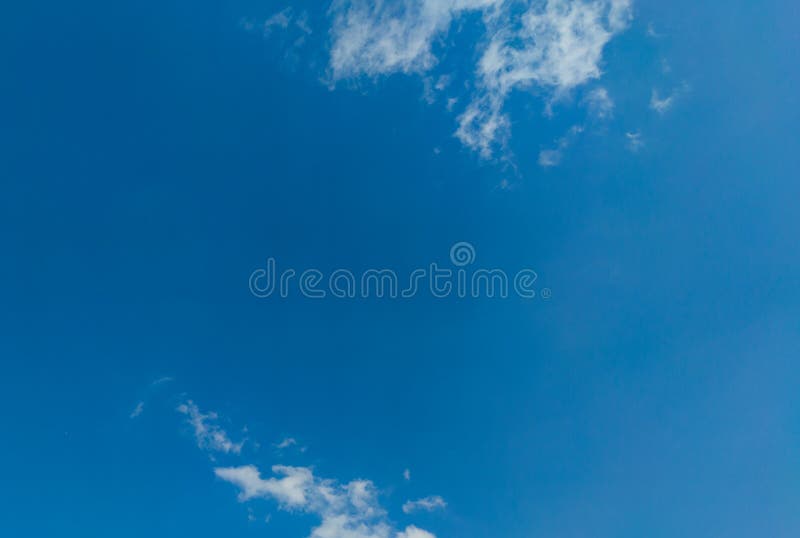 Blue Sky in the Summer Beautiful Atmosphere Background Ozone Backdrop ...