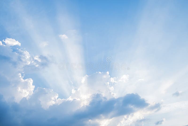 Blue sky stock image. Image of abstract, clouds, skyscraper - 43944035