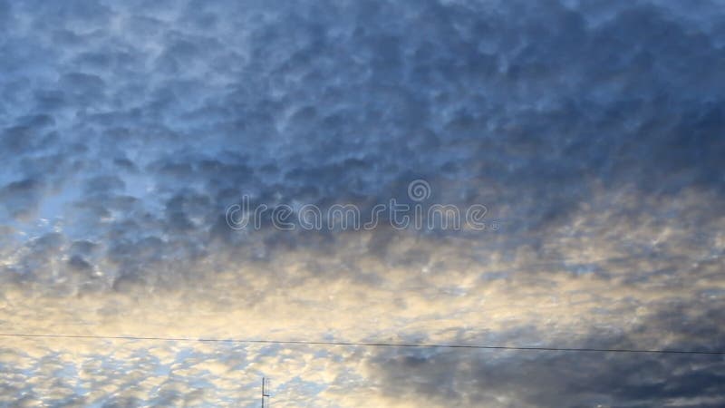 Blue Sky on Sunset a the Beach Summer Night in the Cloudy Texture in ...