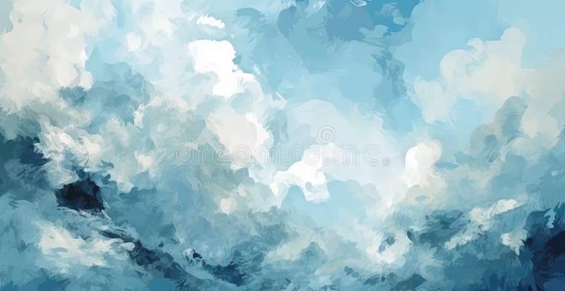 Blue Sky with Textured Splashes Canvas Texture. Perfect for Posters and ...