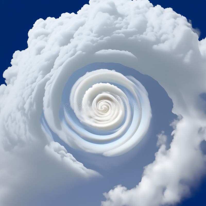 Blue Sky with Tornado Clouds. Stock Image - Image of heaven, freedom: 325337835