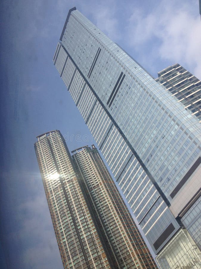 Blue Sky Tower stock photo. Image of blue, wallpaper - 42608726