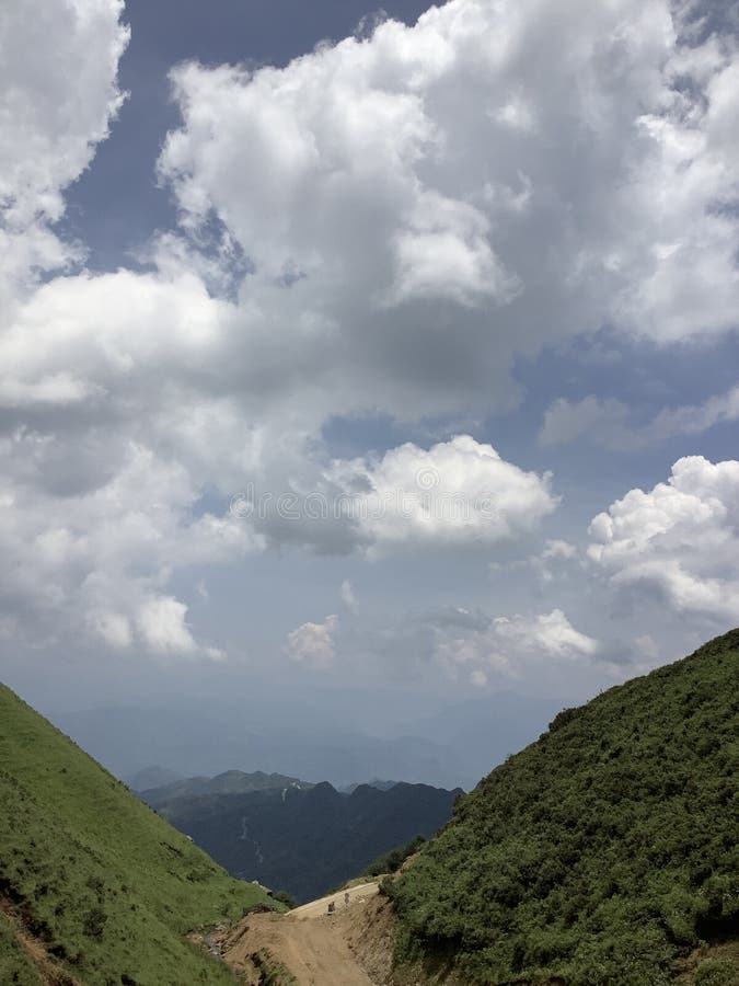The Magnificent Scenery of the Ulan Muqi Grassland. Stock Photo - Image ...