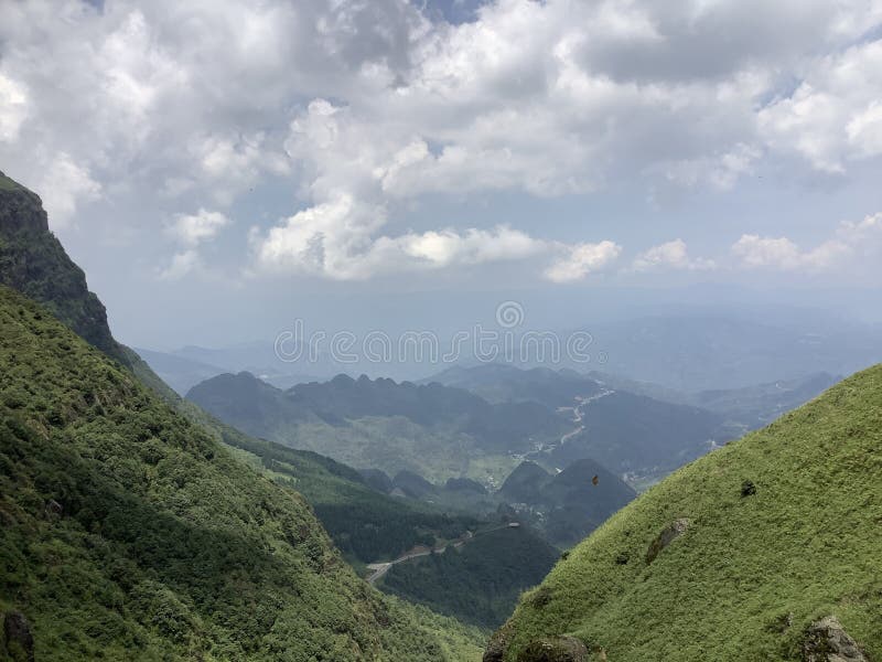 The Magnificent Scenery of the Ulan Muqi Grassland. Stock Photo - Image ...
