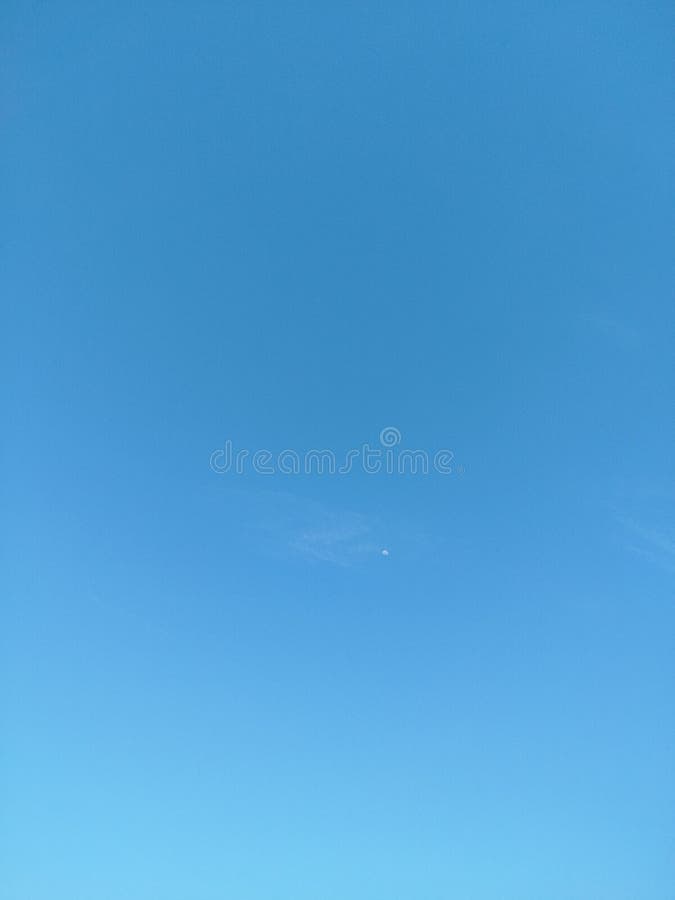 Blue Sky View on a Bright Morning Stock Photo - Image of view, morning ...