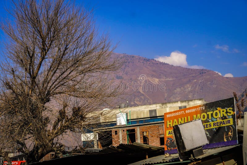 Blue Sky View of Himachal Pradesh Beautiful Image Editorial Photography ...