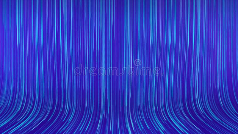 Blue Sky Waterfall Stage Background Loop. Juicy Dynamic Cascade Falling ...