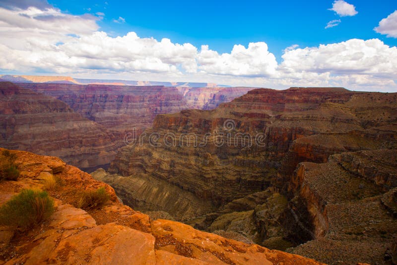 The Colored Rocks in Colorado Grand Canyon Stock Image - Image of ...