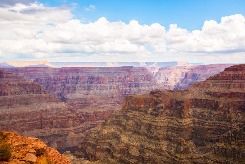 The Colored Rocks in Colorado Grand Canyon Stock Image - Image of ...
