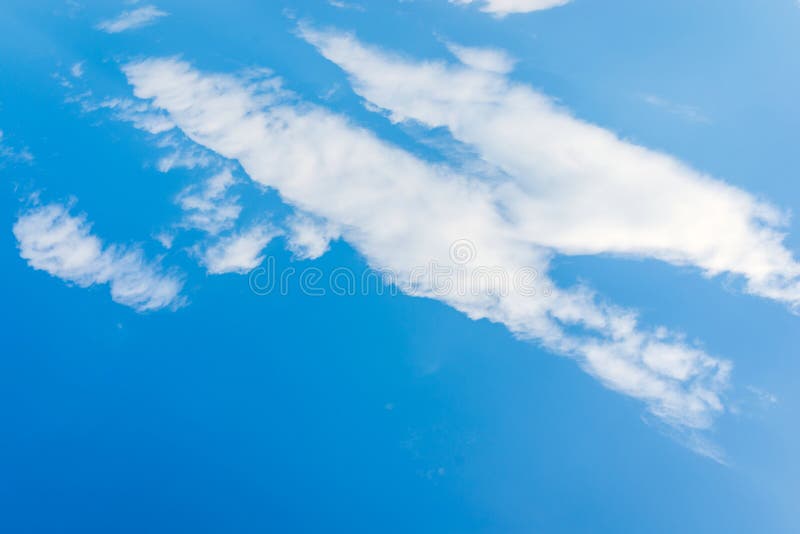 Beautiful Sparse Clouds in the Blue Sky.Cloudscape.Sunny Day. Blue Sky ...