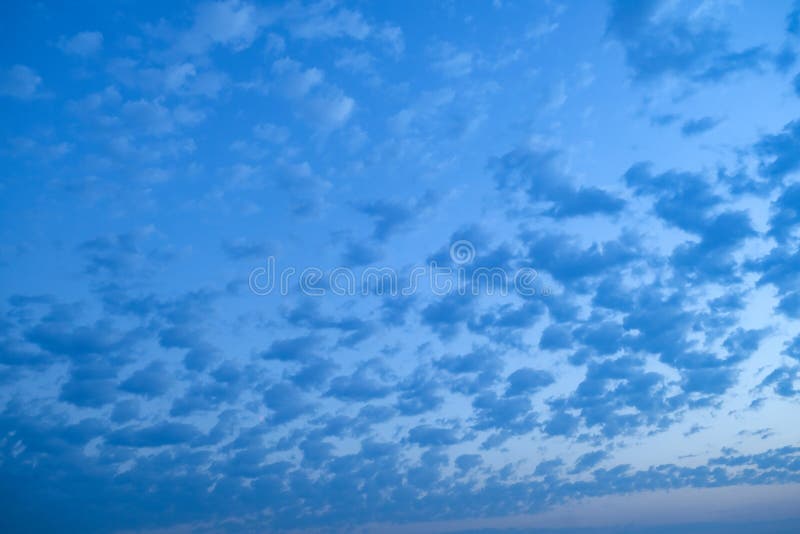 Blue Sky with White Clouds. Beautiful Cloudy Sky. Skyward. Endless Skyline. the Sky Dawn. Stock ...