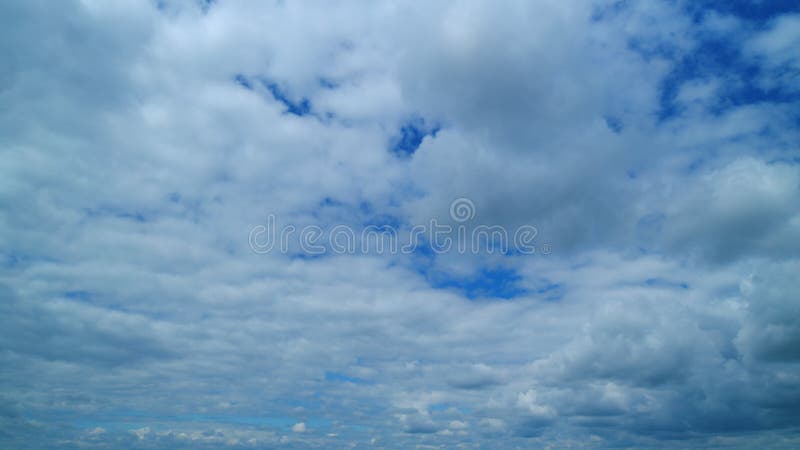 Blue Sky with White Clouds during Spring Time in a Sunny Day. Nice Blue ...