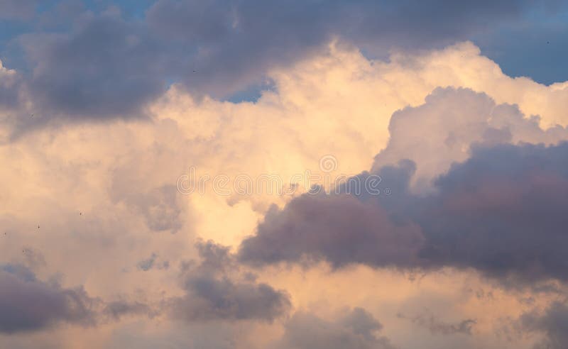 Blue Sky with White Clouds, Sunny Cloudy Sky Texture Background, Fluffy ...
