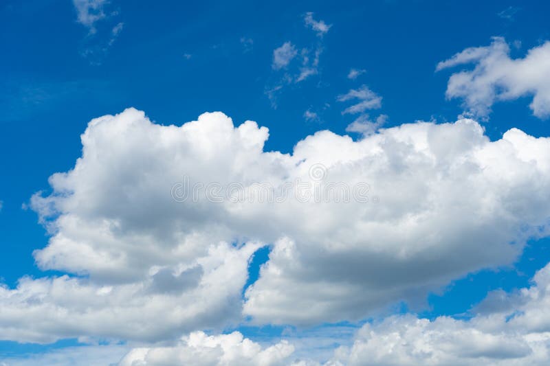 Blue Sky with White Clouds, Sunny Cloudy Sky Texture Background, Fluffy ...