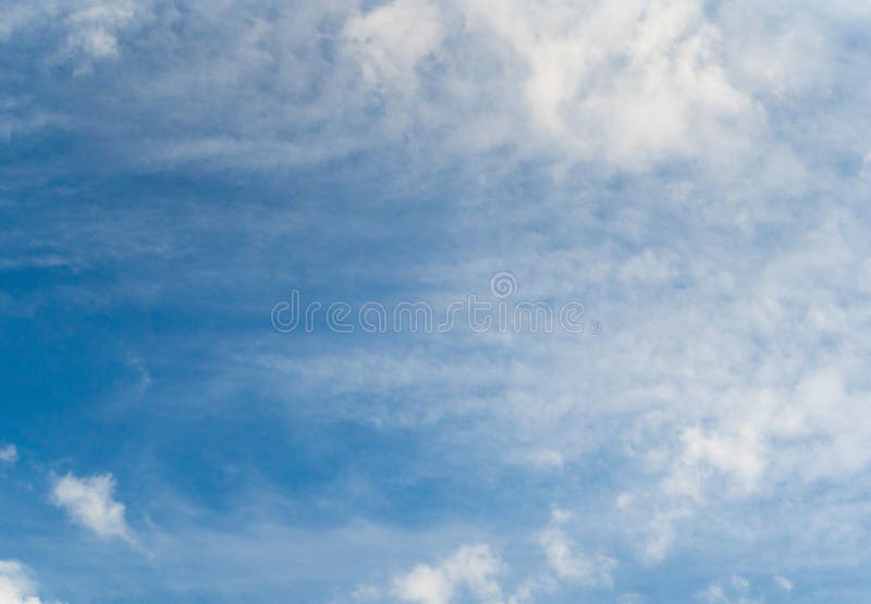 Blue Sky with White Clouds, Sunny Cloudy Sky Texture Background, Fluffy ...