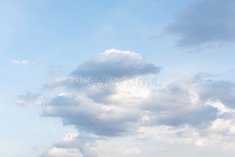 Blue Sky with White and Gray Clouds Stock Image - Image of background ...
